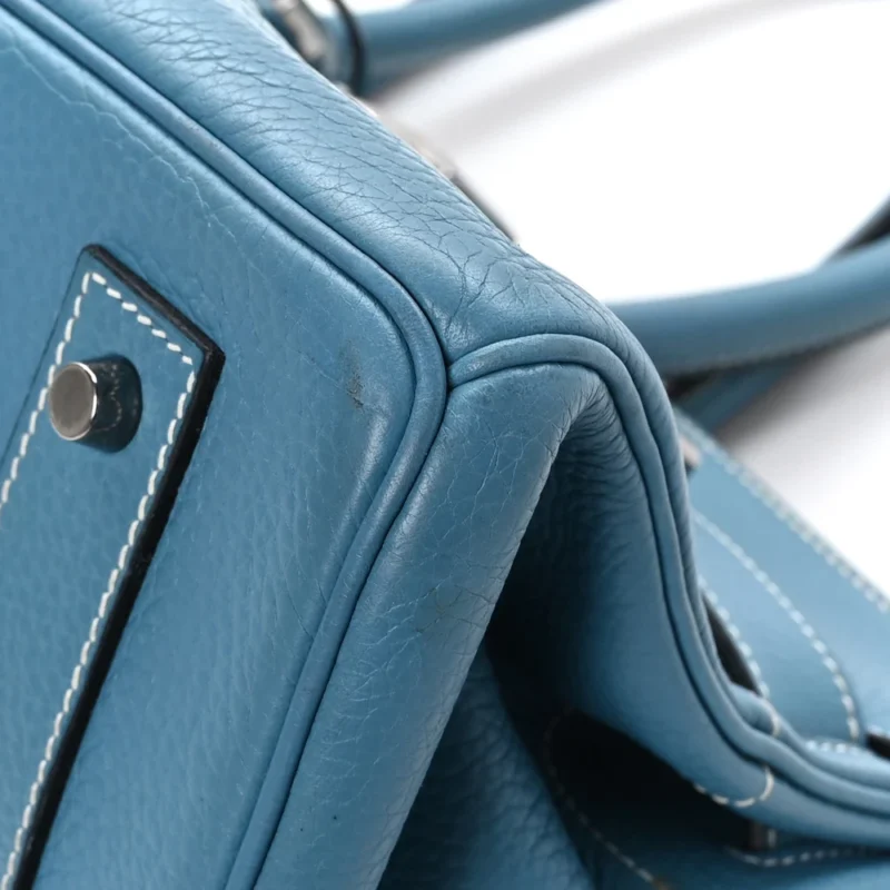 High-End Hermès Inspired - Clemence JPG Birkin 42 Blue Jean
